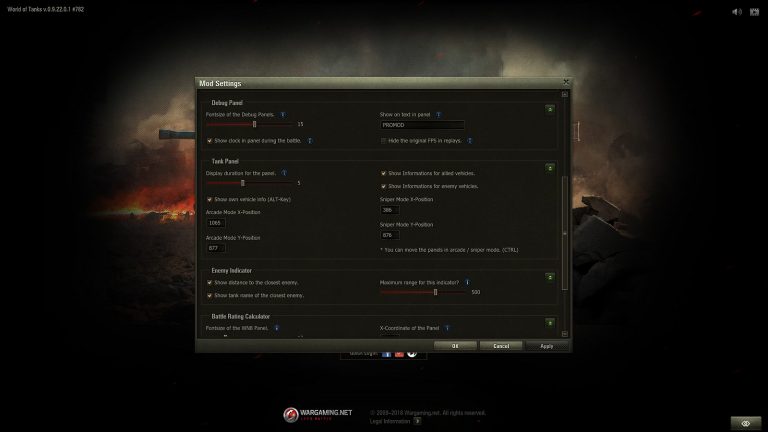 [9.22.0.1] OldSkools ProMod - WoT mods