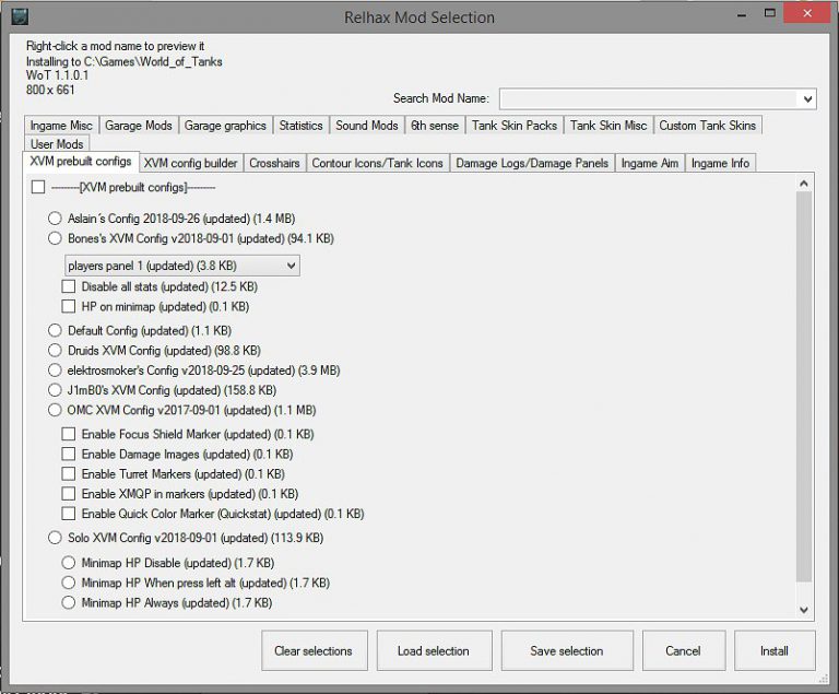 Relhax Modpack (OMC 2.0) [1.16.1.0] - WoT mods