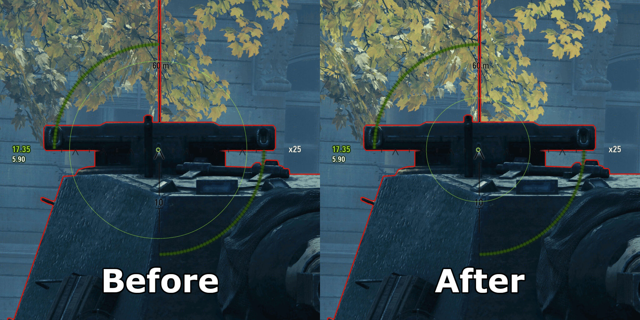 Better Reticle Size [2.0.1.1] - WoT mods