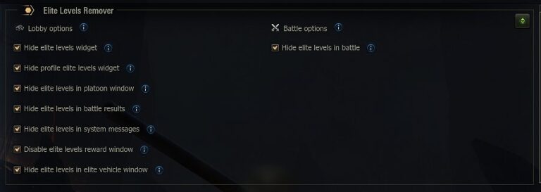 Elite Levels Remover [1.24.0.0] - WoT mods