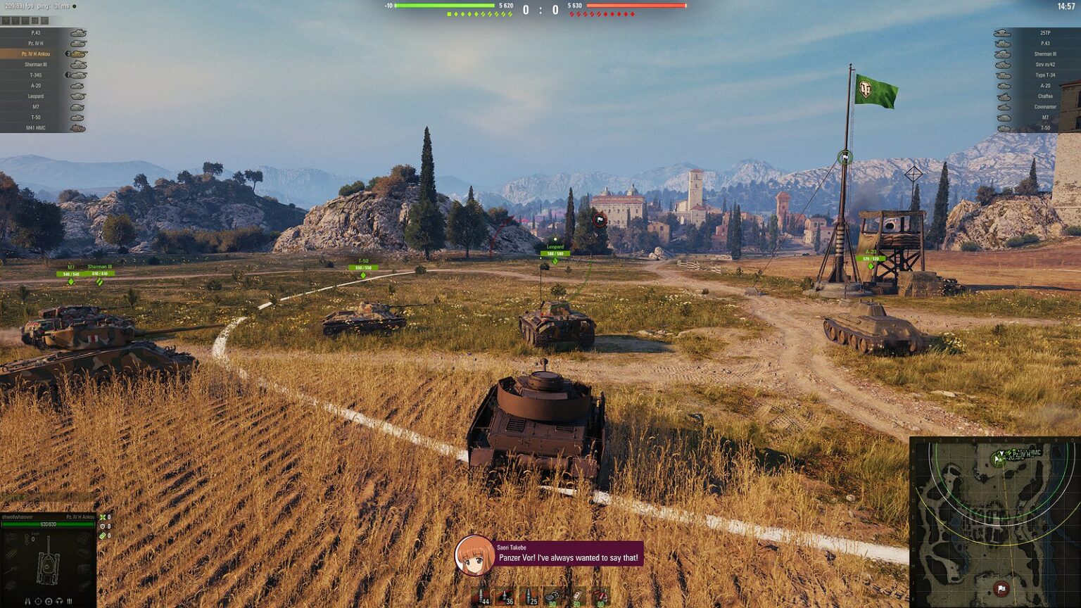 Girls und Panzer Subtitles Mod [1.28.1.0] - WoT mods